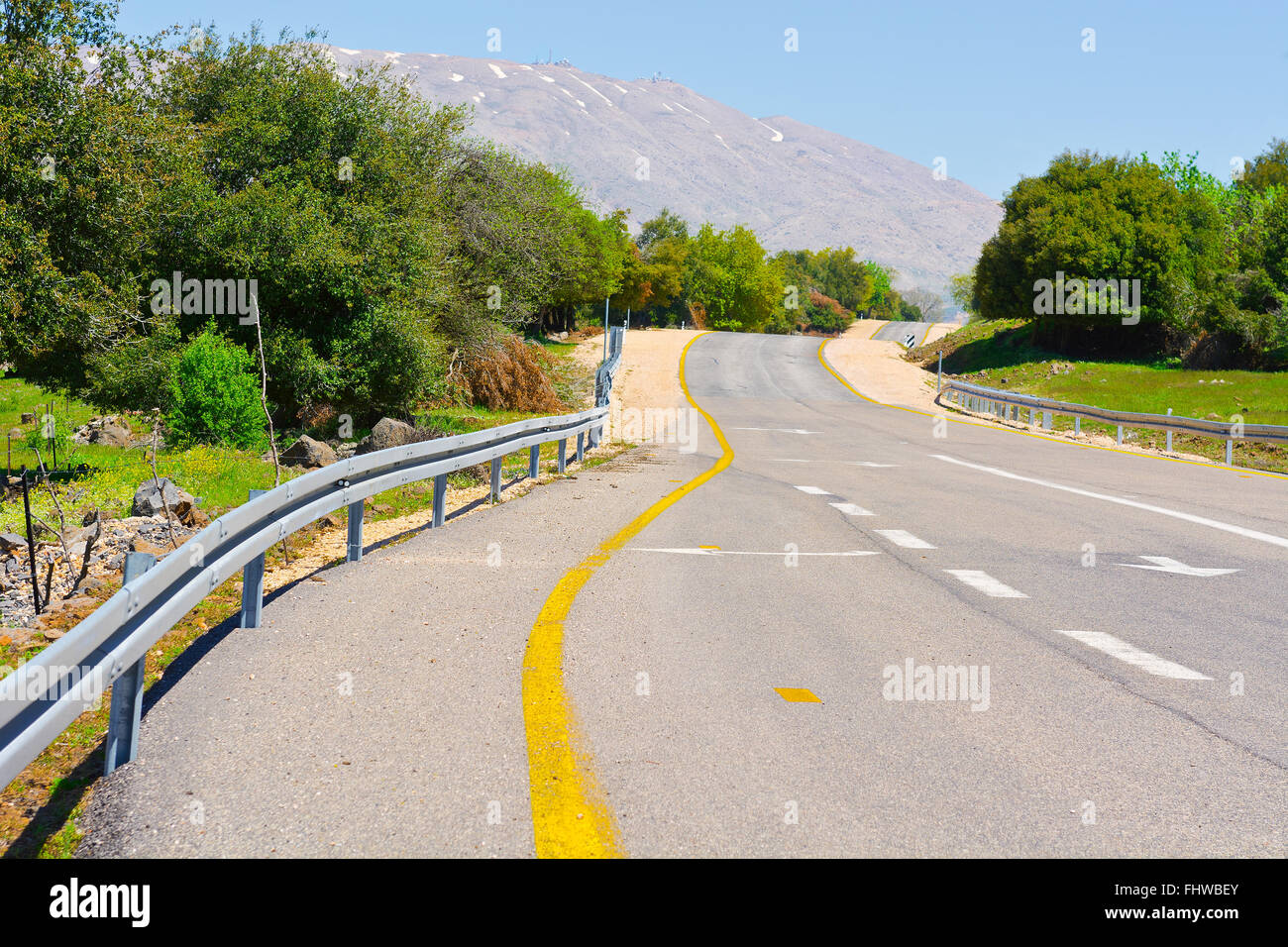 Road in Israel Stock Photo - Alamy