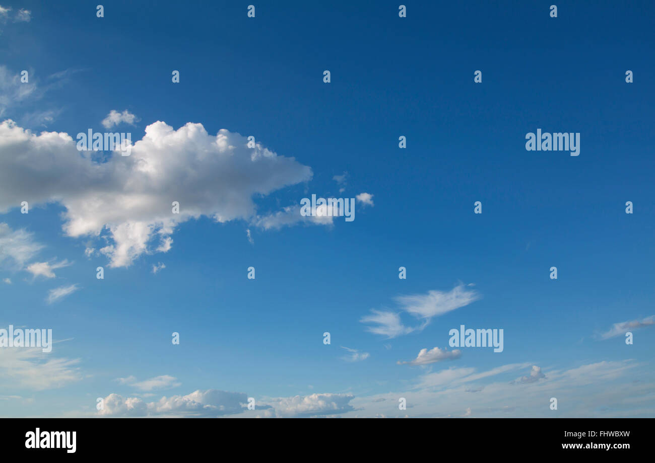 The vast blue sky and clouds sky Stock Photo - Alamy