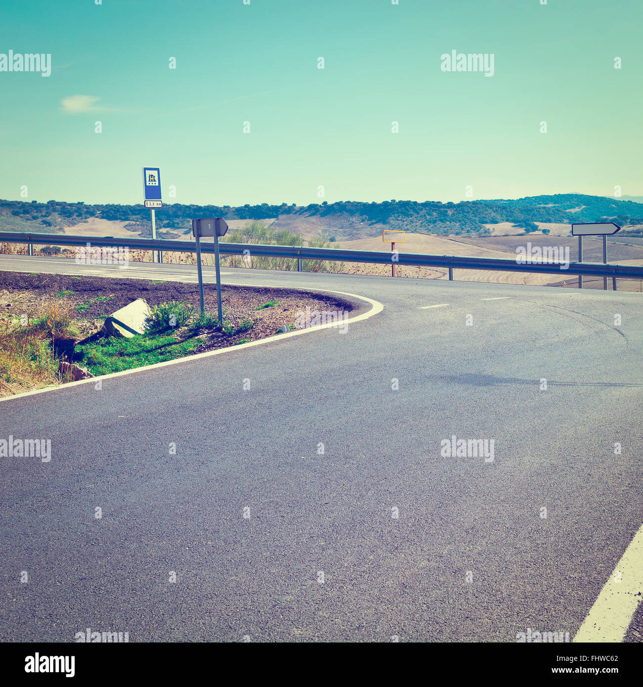 Crossroad warning hi-res stock photography and images - Alamy