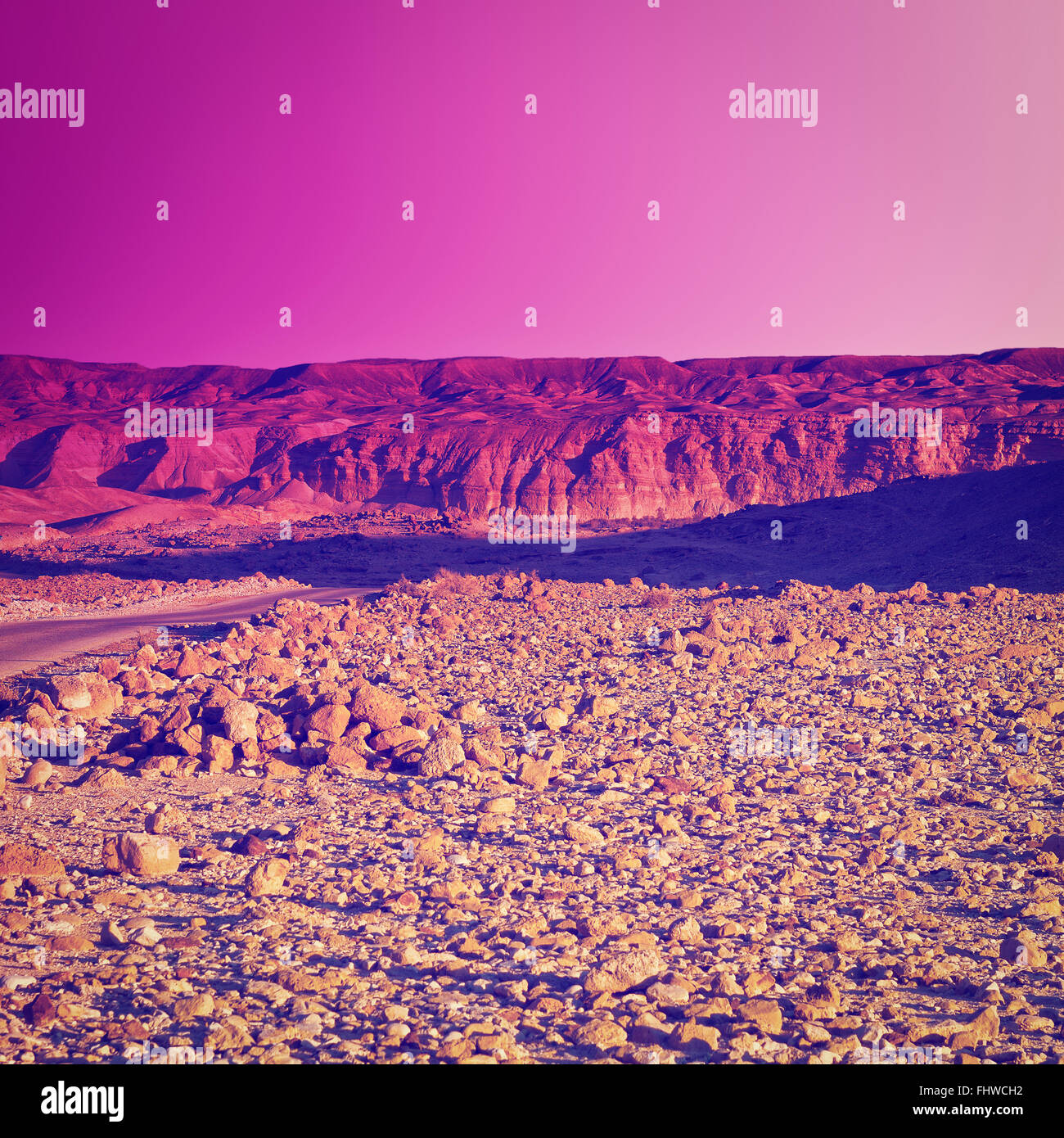 Meandering desert road hi-res stock photography and images - Alamy