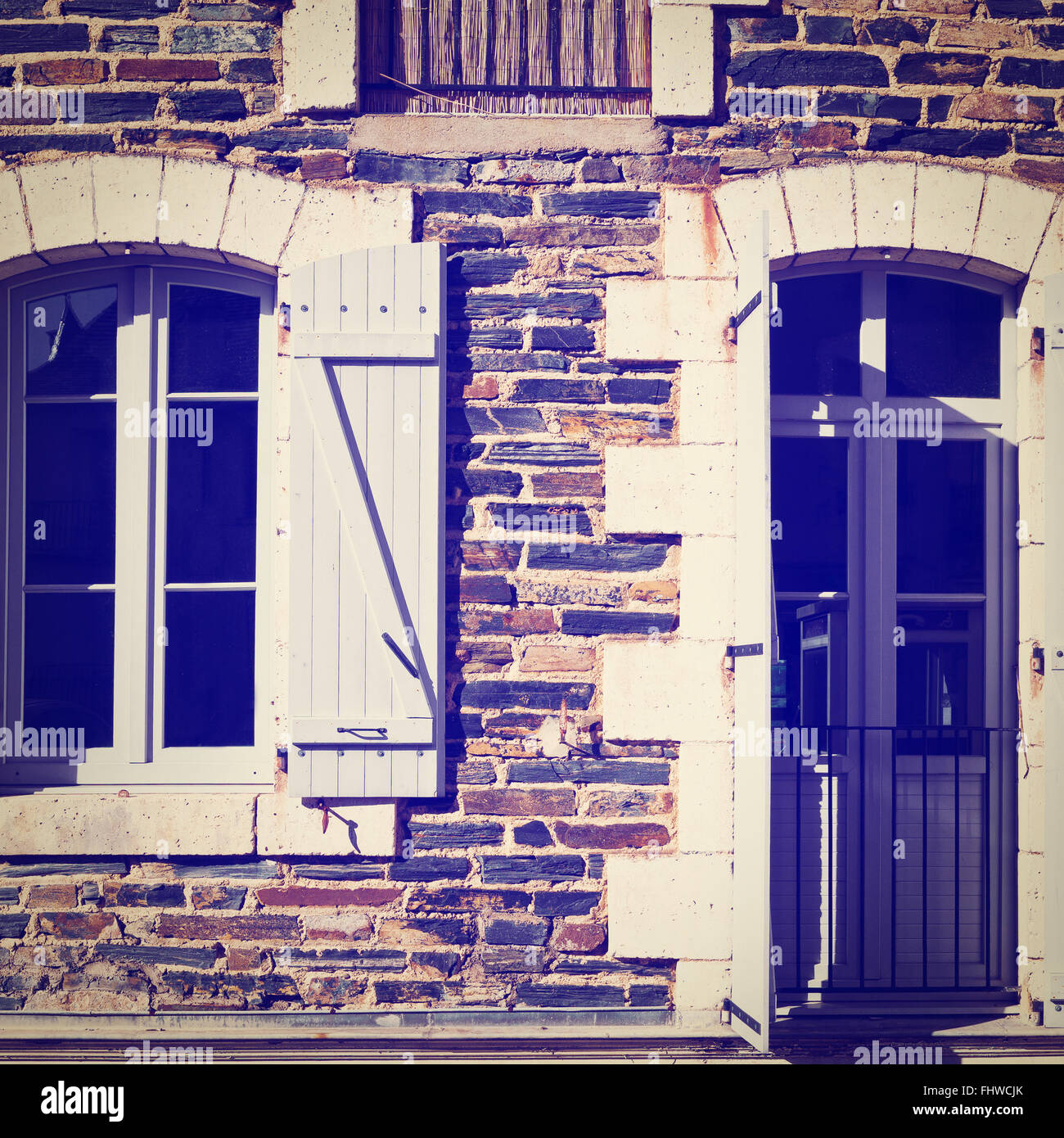 French windows balcony hi-res stock photography and images - Alamy