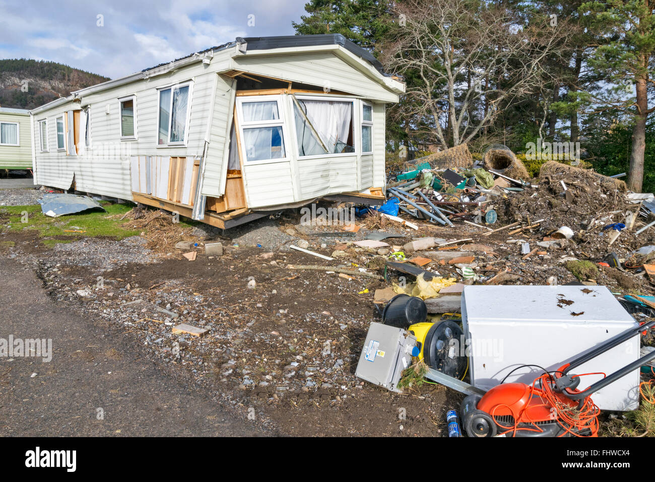 Caravan flood hi-res stock photography and images - Alamy