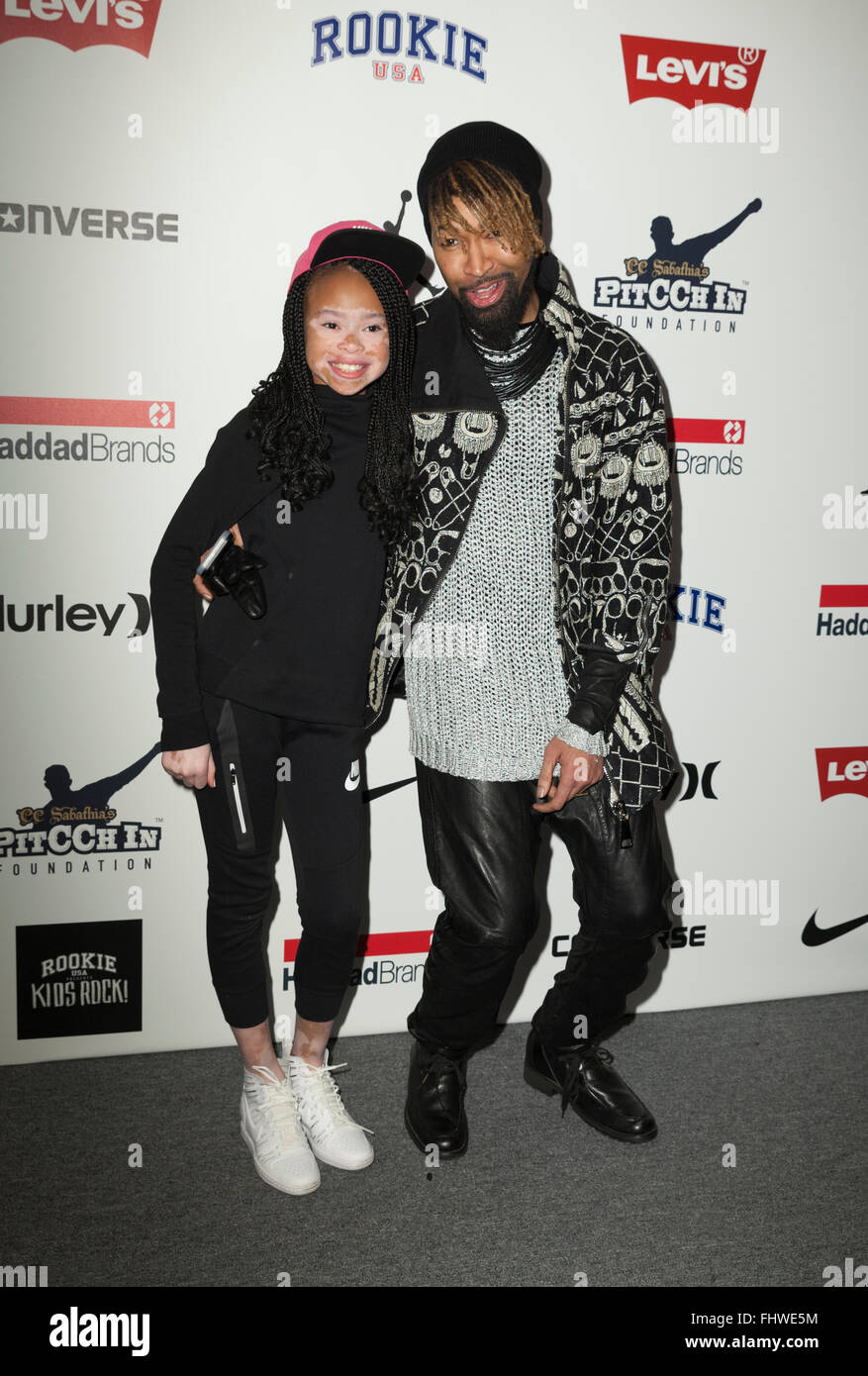 New York, NY USA - February 11, 2016: April Star, Ty Hunter attends ...