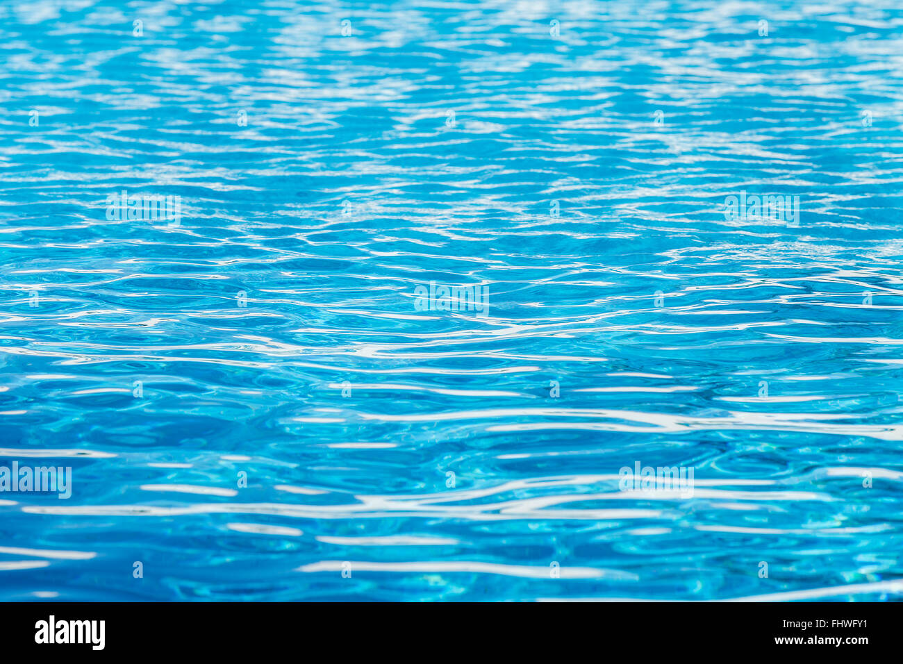Ripples on the water in the swimming pool Stock Photo - Alamy