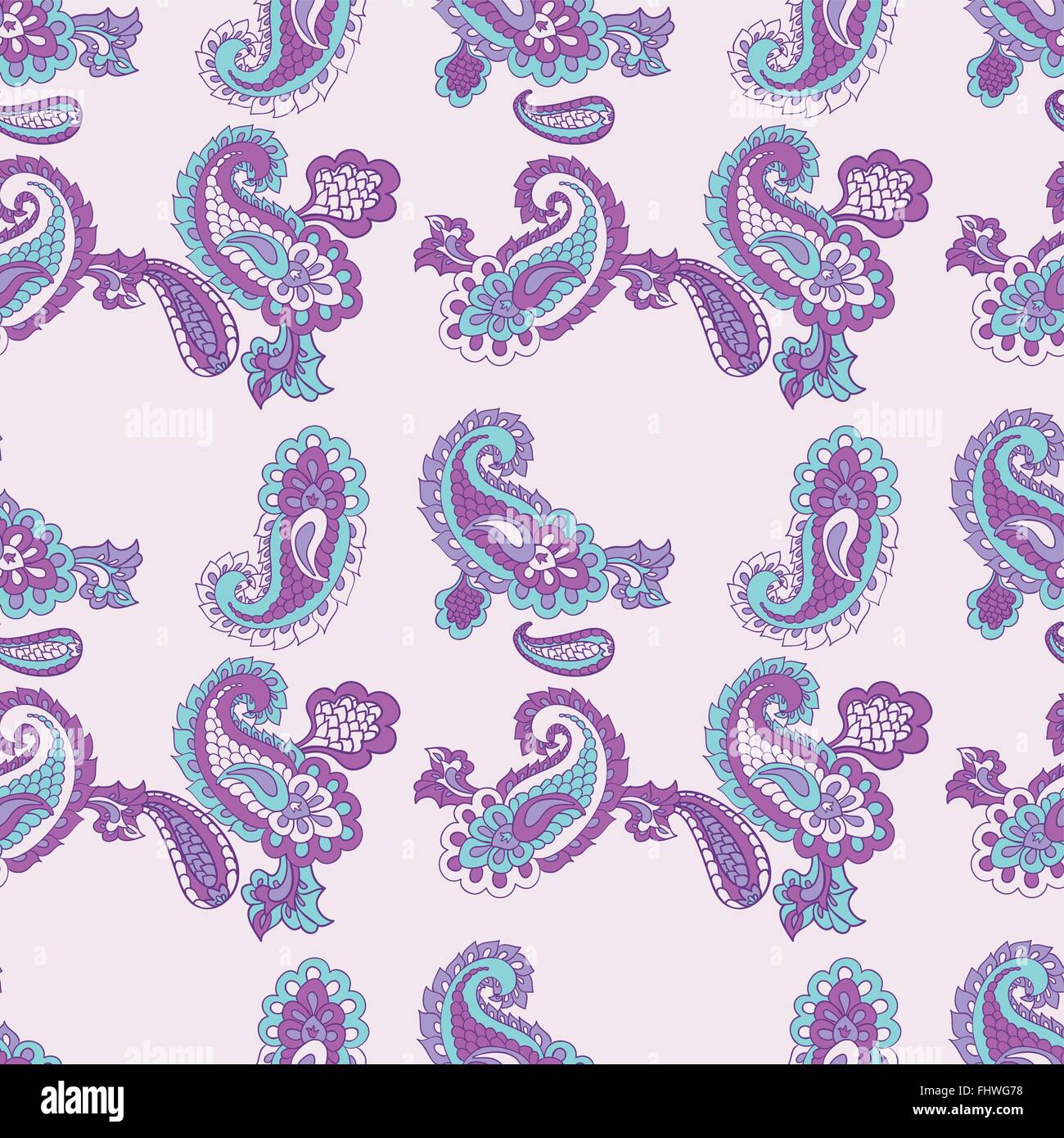 Seamless paisley pattern Stock Vector Image & Art - Alamy