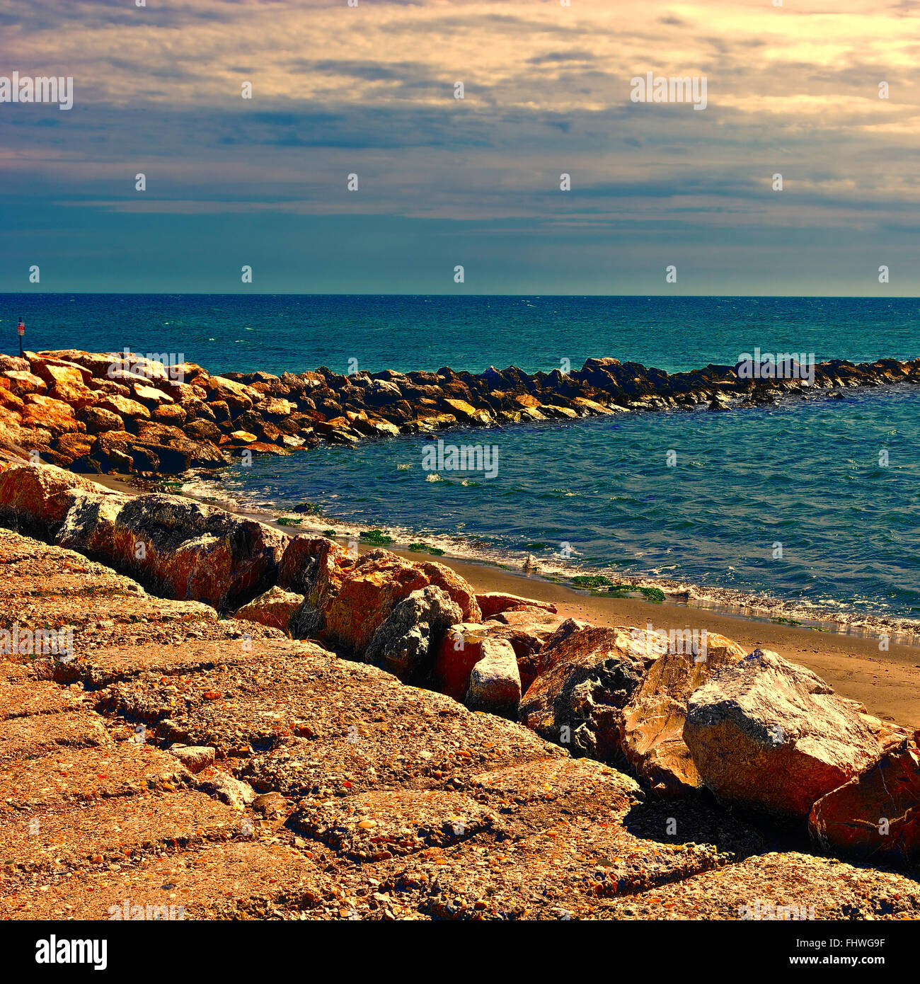 Embankment breakwater hi-res stock photography and images - Alamy