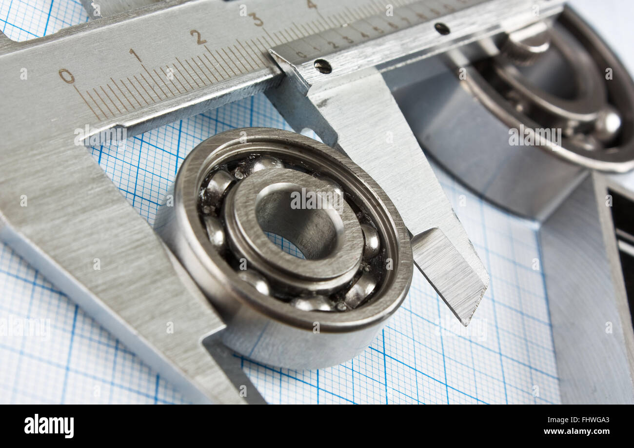 calliper and a bearing Stock Photo - Alamy