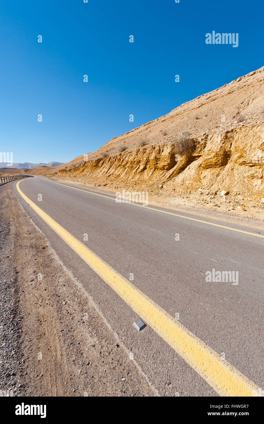Road in Desert Stock Photo - Alamy