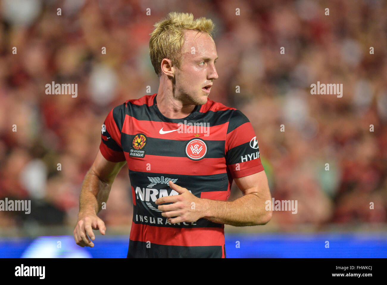 Pirtek Stadium, Parramatta, Australia. 26th Feb, 2016. Hyundai A-League ...