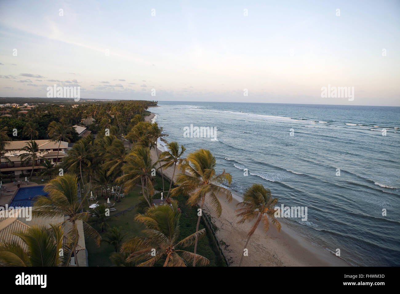 View of Praia do Forte hotel and from lighthouse Tamar Stock Photo - Alamy