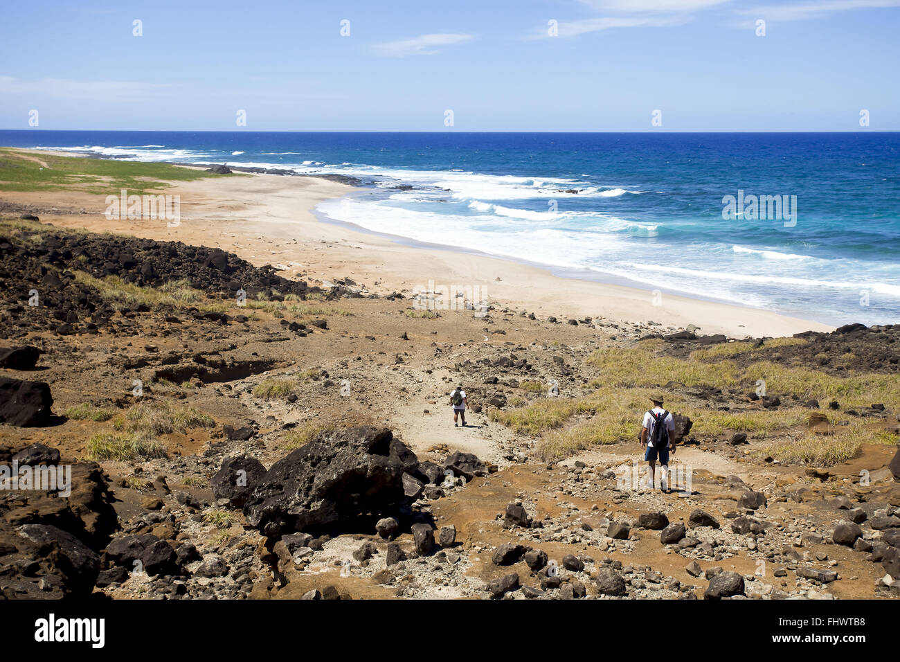 Landscape of the island of Trinidad in the Atlantic Ocean Stock Photo ...