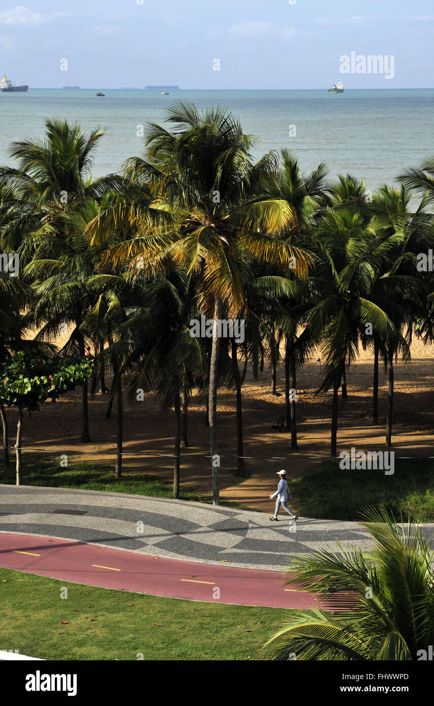 Camburi Beach within the northern region of the city of Vitoria Stock ...