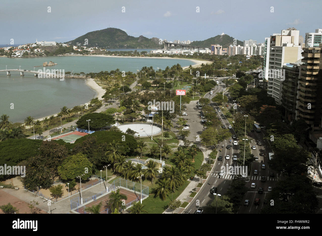 Valentine Praca Praia do Canto - city of Vitoria Stock Photo - Alamy