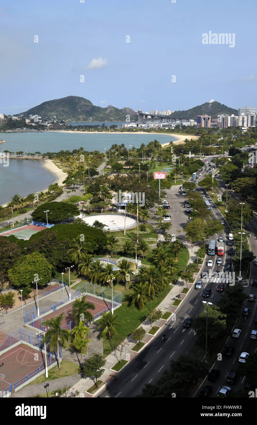 Valentine Praca Praia do Canto - city of Vitoria Stock Photo - Alamy
