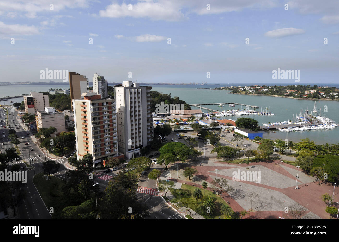 Valentine Praca Praia do Canto city of Vitoria Stock Photo - Alamy