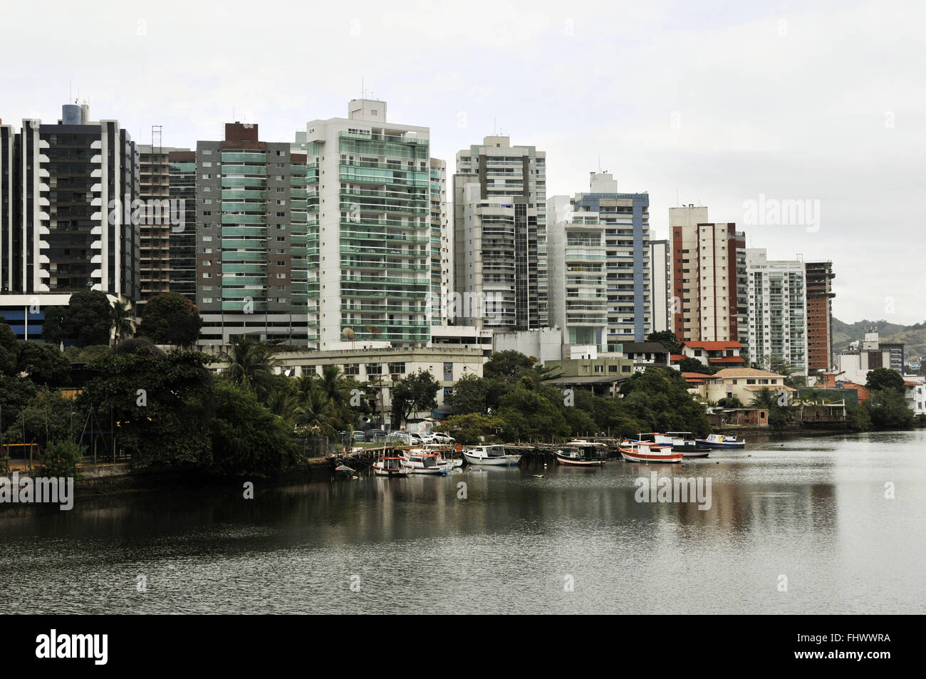 Praia do Canto city of Vitoria Stock Photo - Alamy