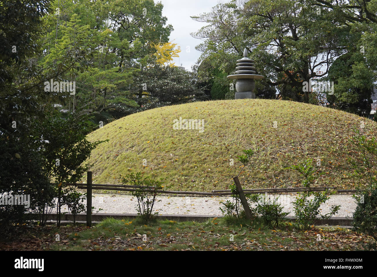 The Atomic Bomb Memorial Mound a that contains the cremated ashes of ...