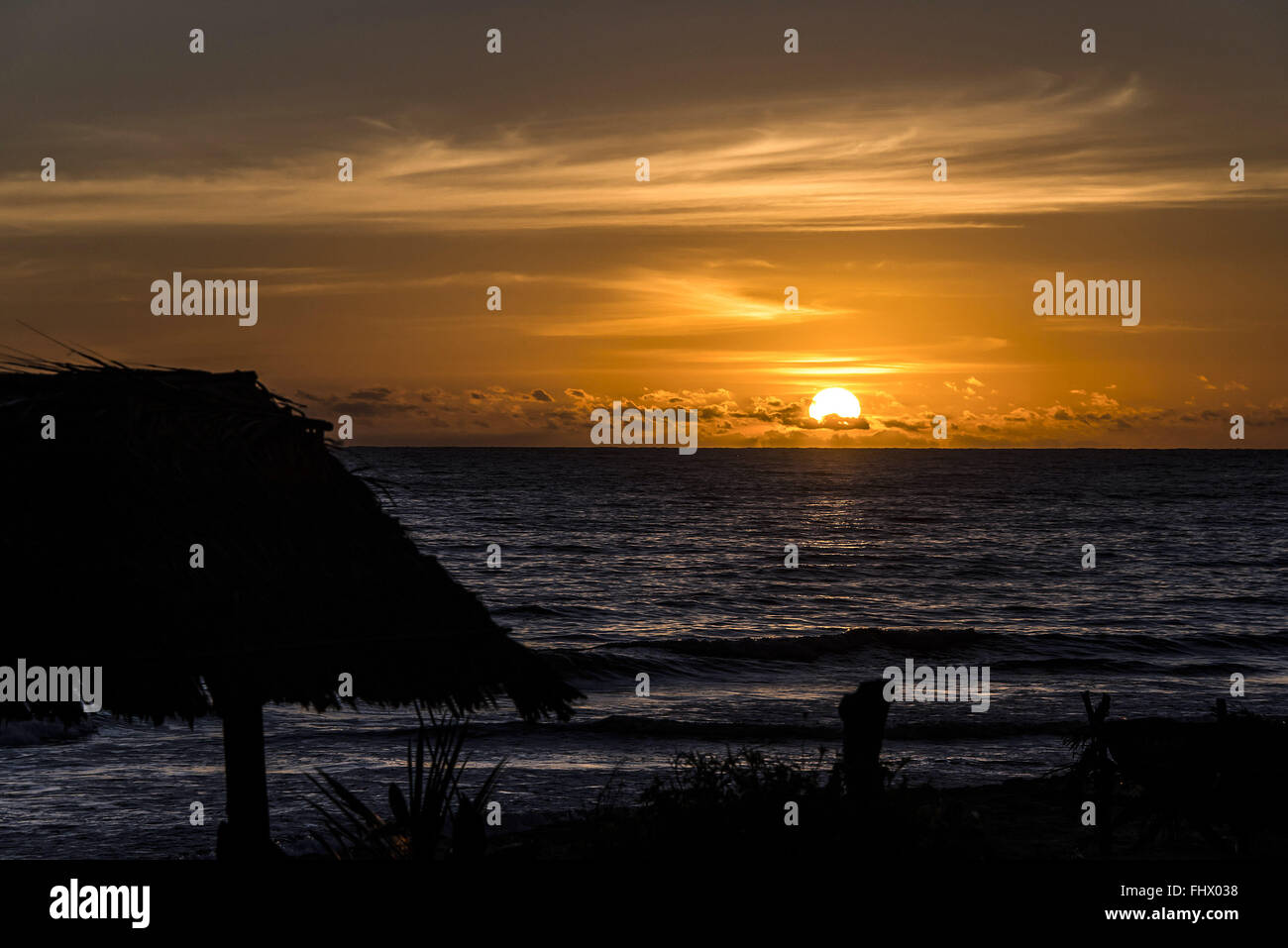 Dawn at the Round Beach Stock Photo - Alamy