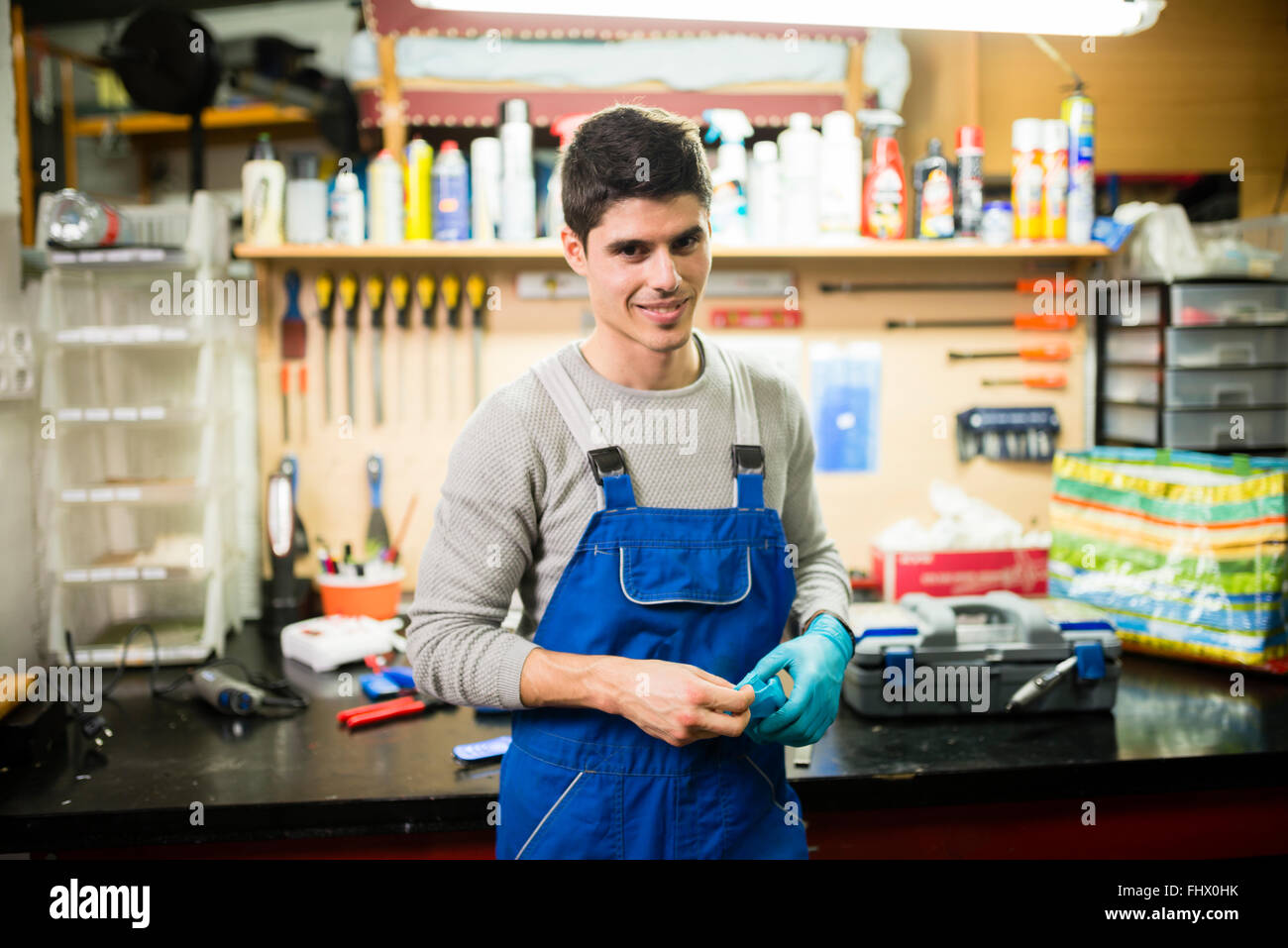 Mechanic dungarees hi-res stock photography and images - Alamy