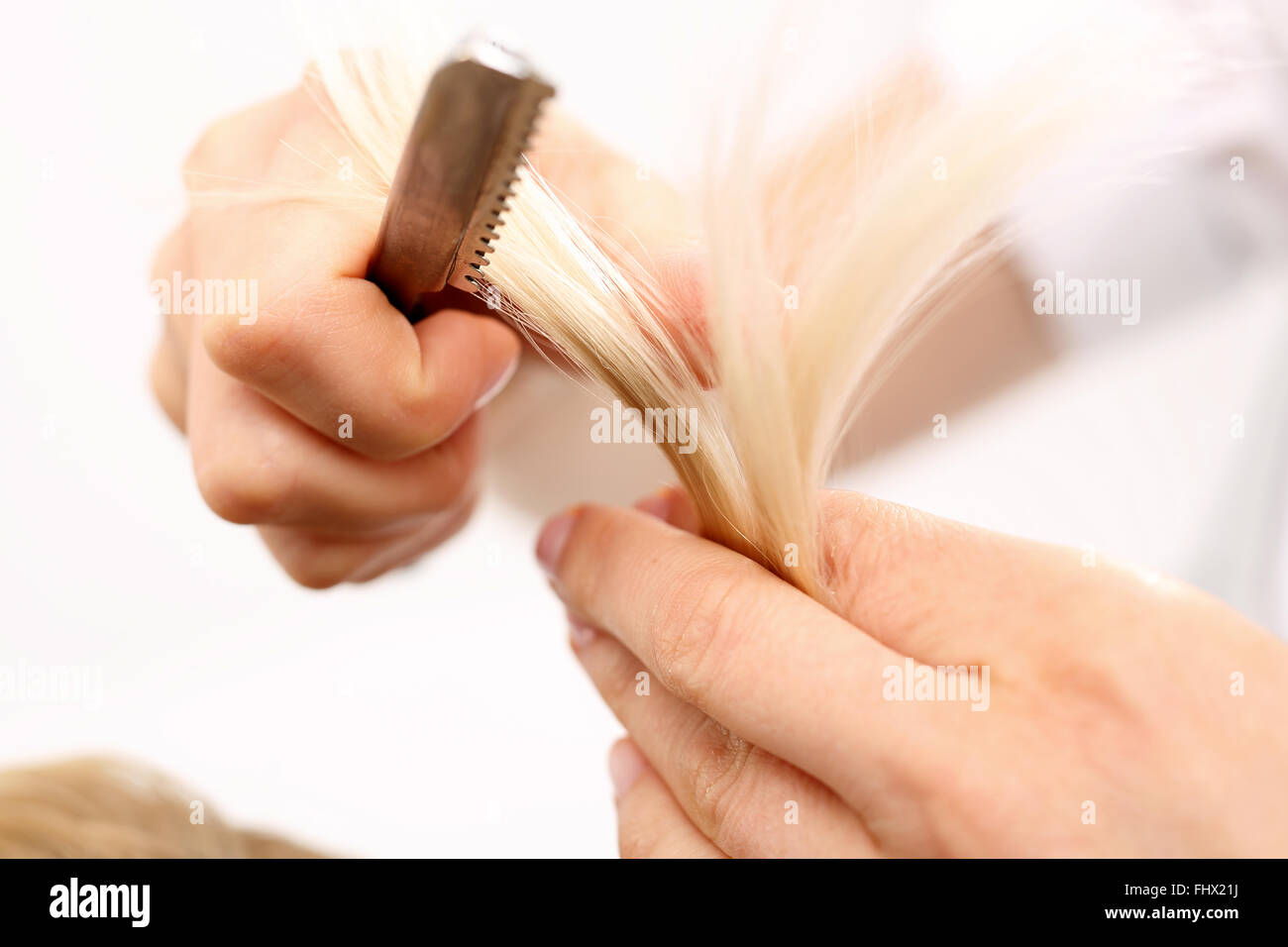 Chinese haircut hi-res stock photography and images - Alamy