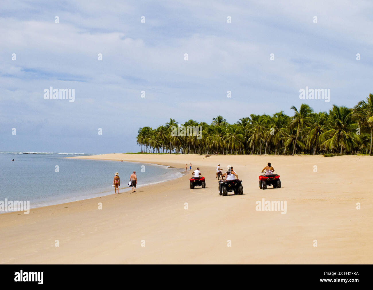 Gunga beach in Barra de Sao Miguel Stock Photo - Alamy