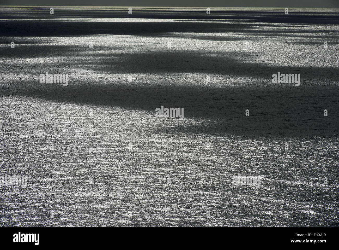 Shadows on the Sea Stock Photo - Alamy