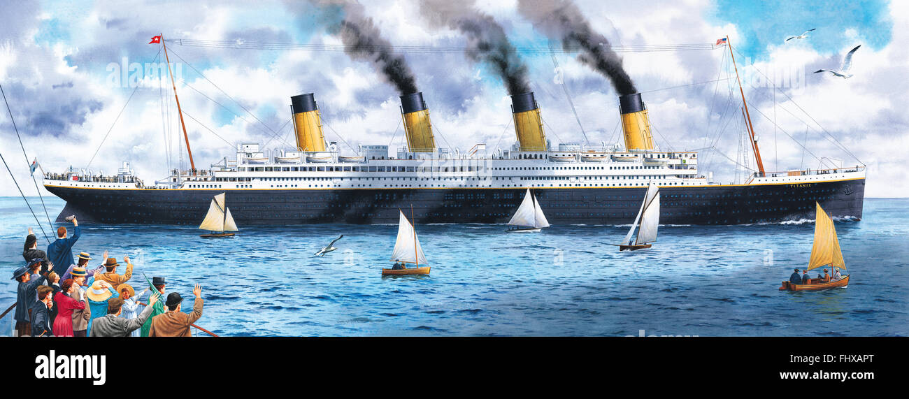 Titanic At Sail High Resolution Stock Photography and Images - Alamy