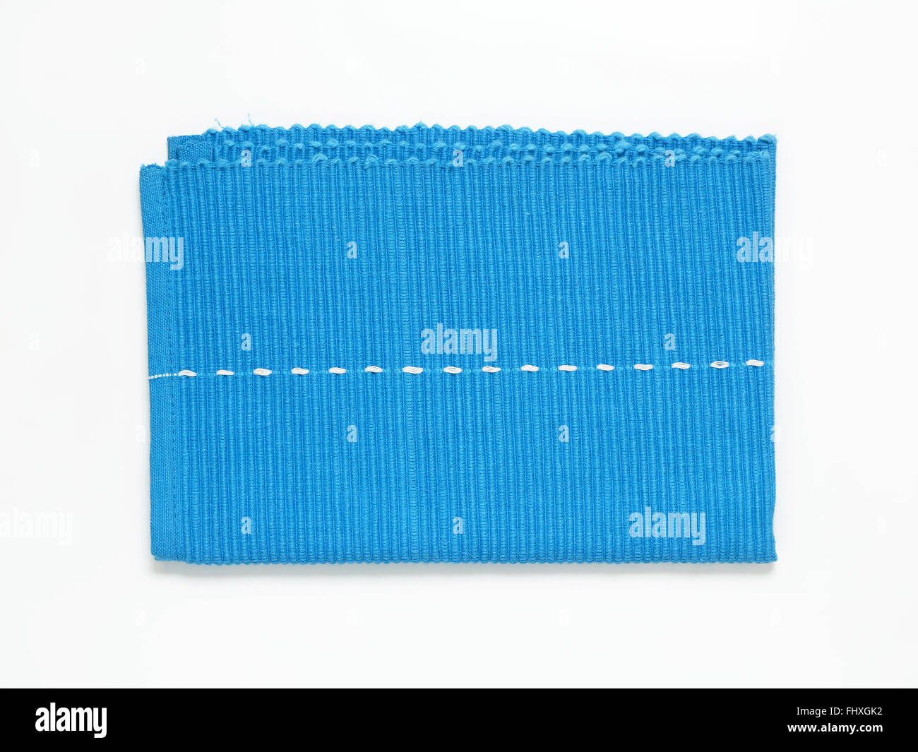 Plain blue cotton fabric hi-res stock photography and images - Alamy