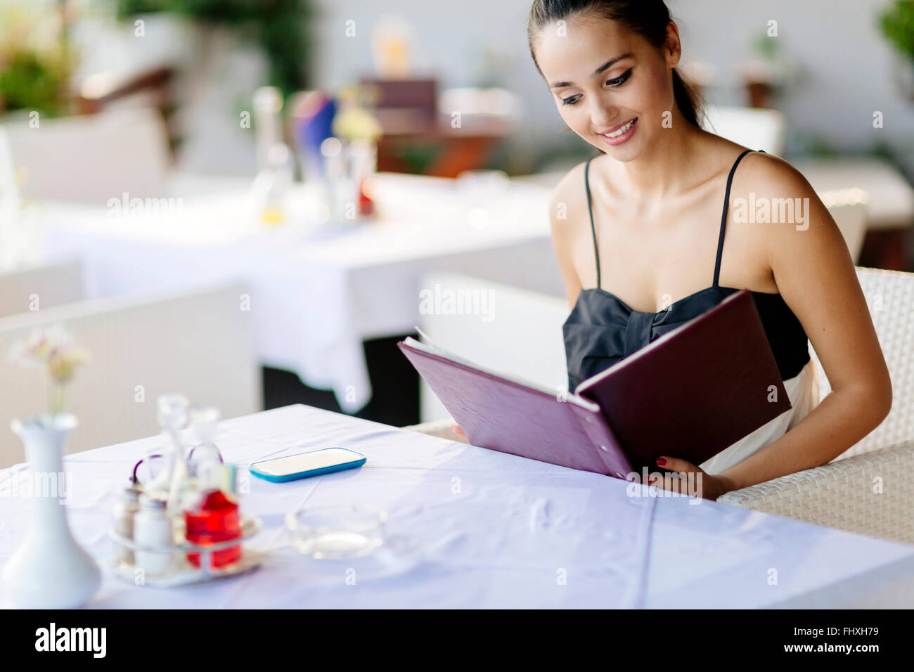 Person Ordering Food At Restaurant High Resolution Stock Photography ...