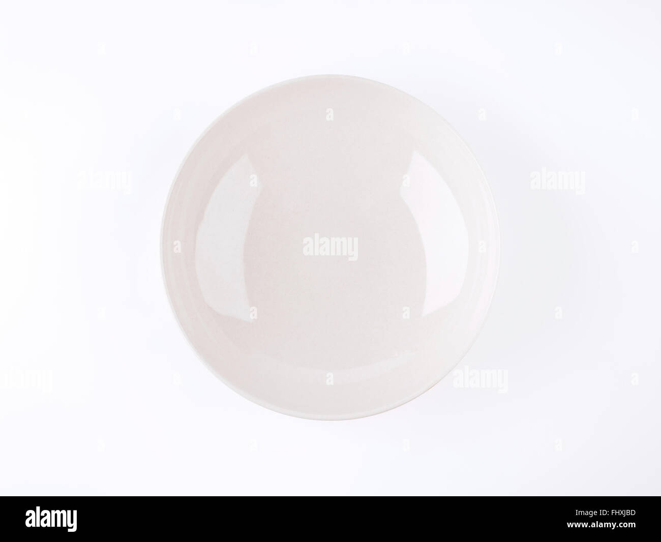 pink soup plate on white background Stock Photo - Alamy