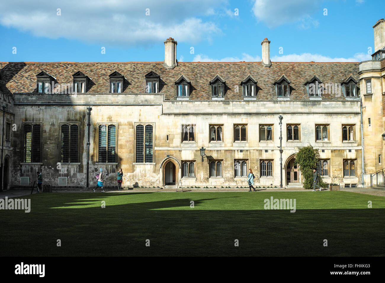 Accommodation at Pembroke college, Cambridge, England, founded by the ...