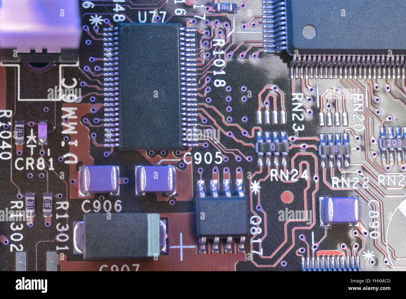 Red hot computer chip hi-res stock photography and images - Alamy