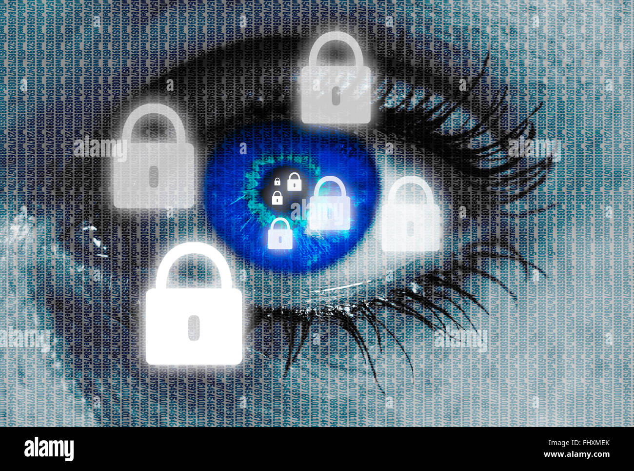 Eye lock hi-res stock photography and images - Alamy