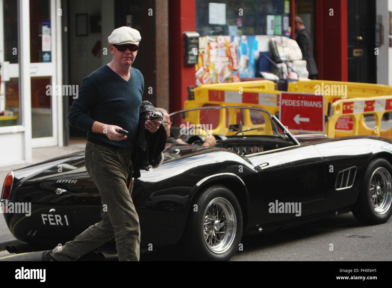 Chris Evans with his Sports Car (credit image © Jack Ludlam Stock Photo ...