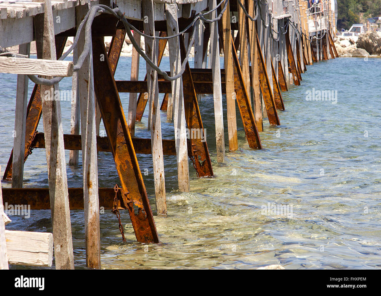 Rusty footbridge hi-res stock photography and images - Alamy