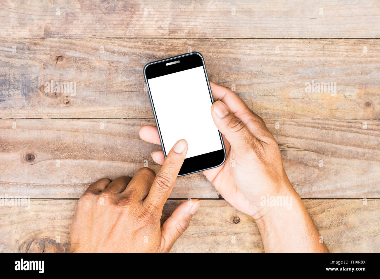 People top view overhead phone hi-res stock photography and images - Alamy