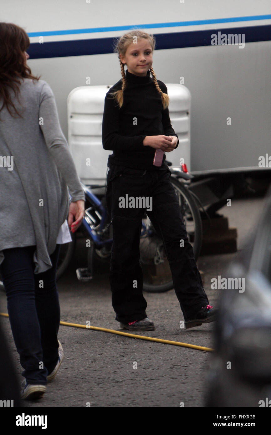 Various shots from St Trinian's film set The Legend of Fritton's Gold ...