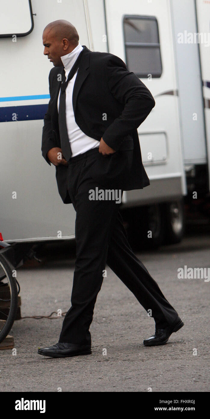 Various shots from St Trinian's film set The Legend of Fritton's Gold ...
