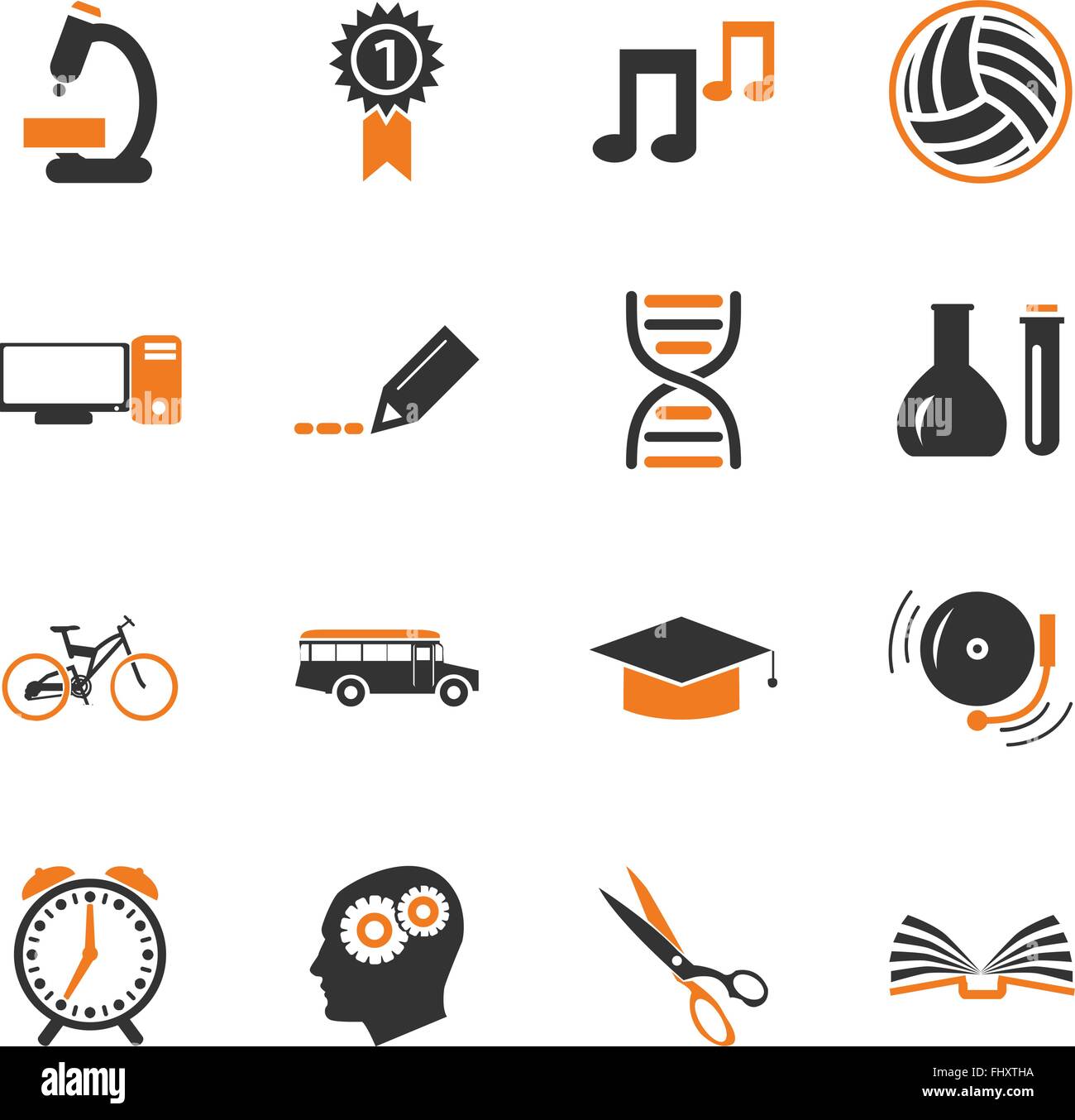 School web icons user Stock Vector Images - Alamy
