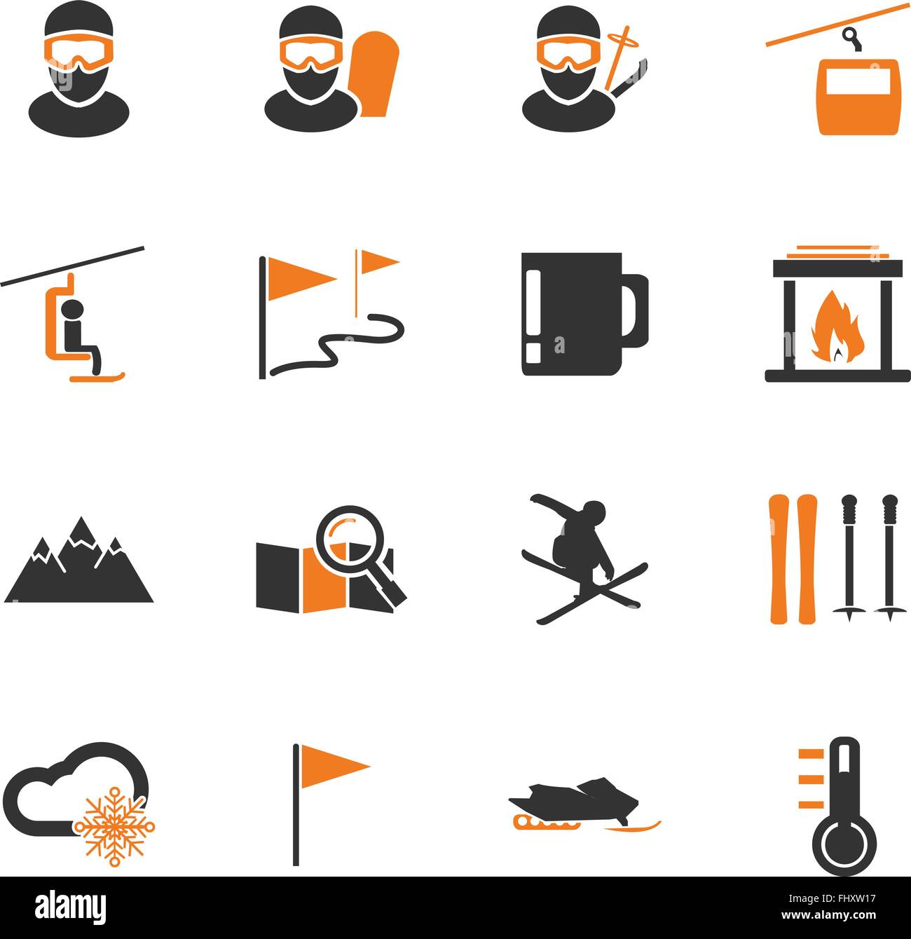 Snow web Stock Vector Images - Alamy