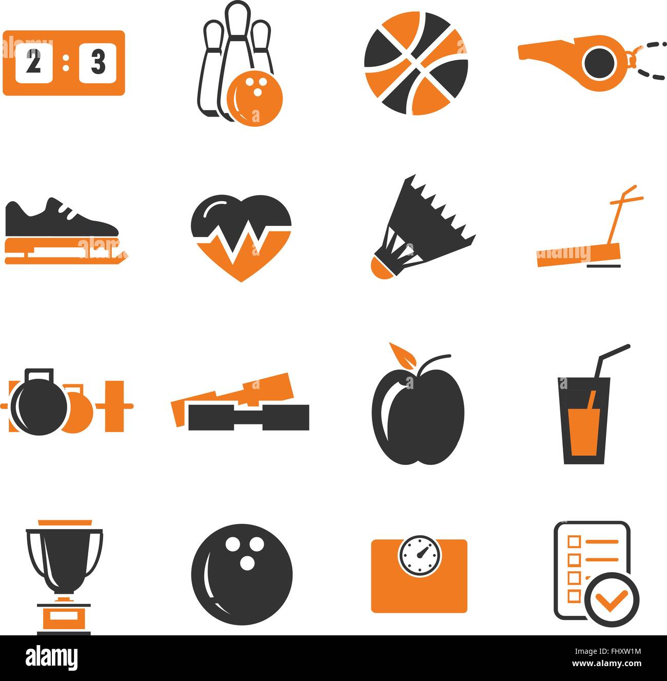 sport web icons for user interface design Stock Vector Image & Art - Alamy