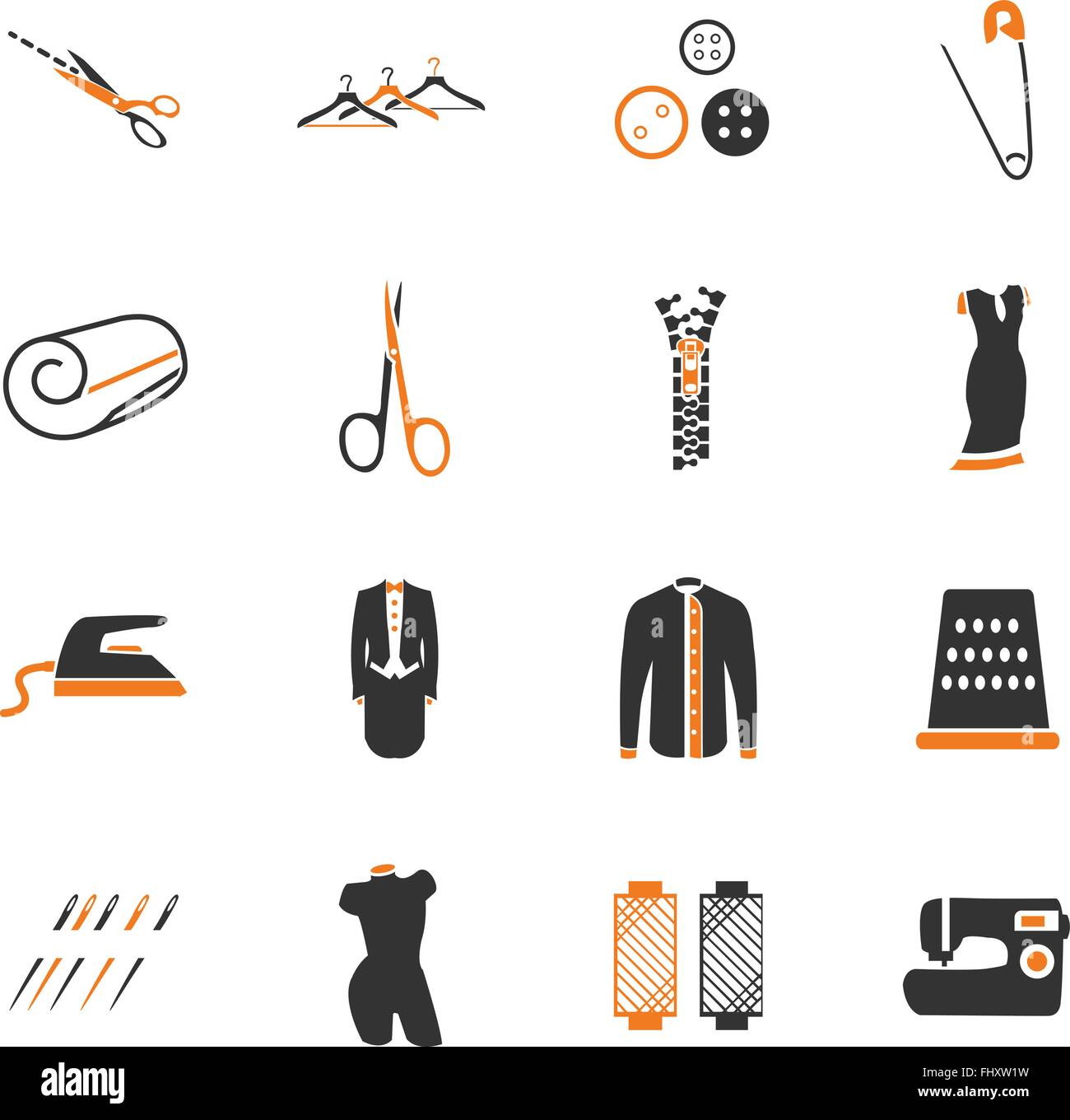 tailoring web icons for user interface design Stock Vector Image & Art ...