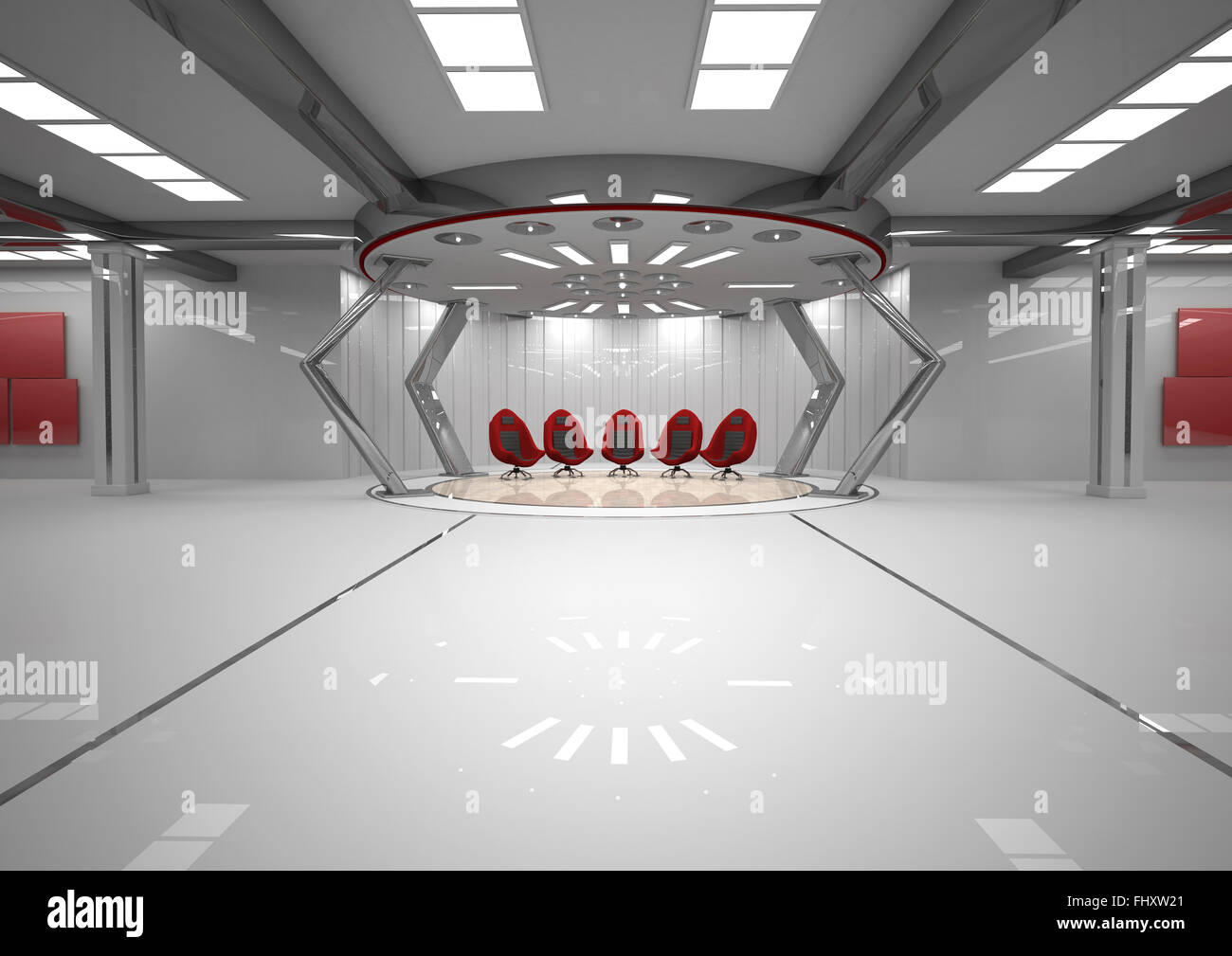 Red light flare central hi-res stock photography and images - Alamy