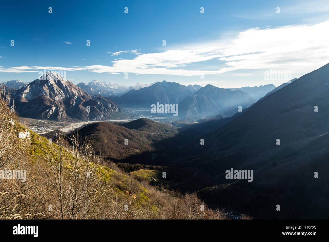 Fall is coming in the italian alps Stock Photo - Alamy