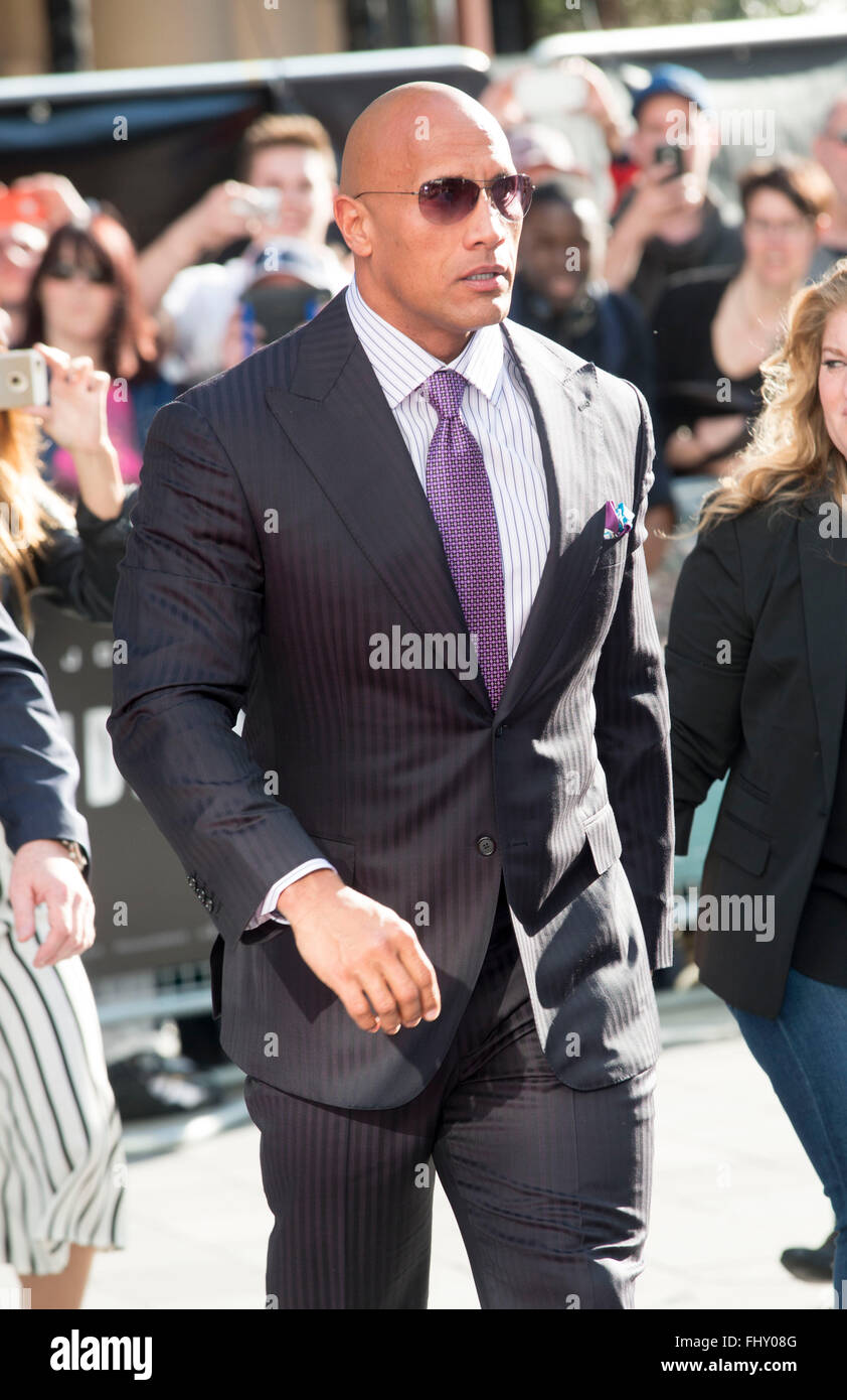Dwayne Johnson attends the 'San Andreas' World Premiere at the Odeon ...