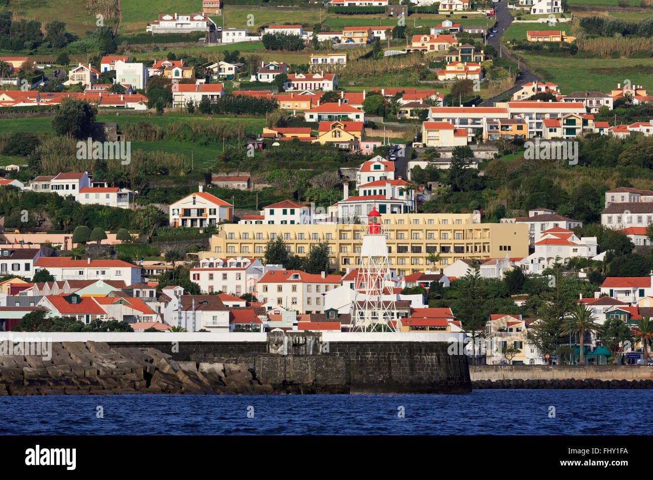 Port of Horta, Faial Island, Azores, Portugal, Europe Stock Photo - Alamy