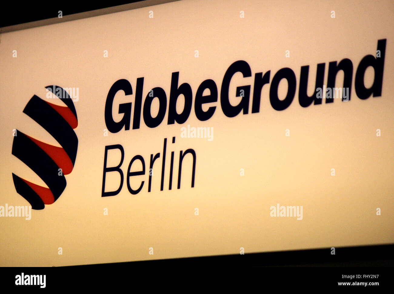 Markenname: "Globe Ground Berlin", Berlin Stock Photo - Alamy