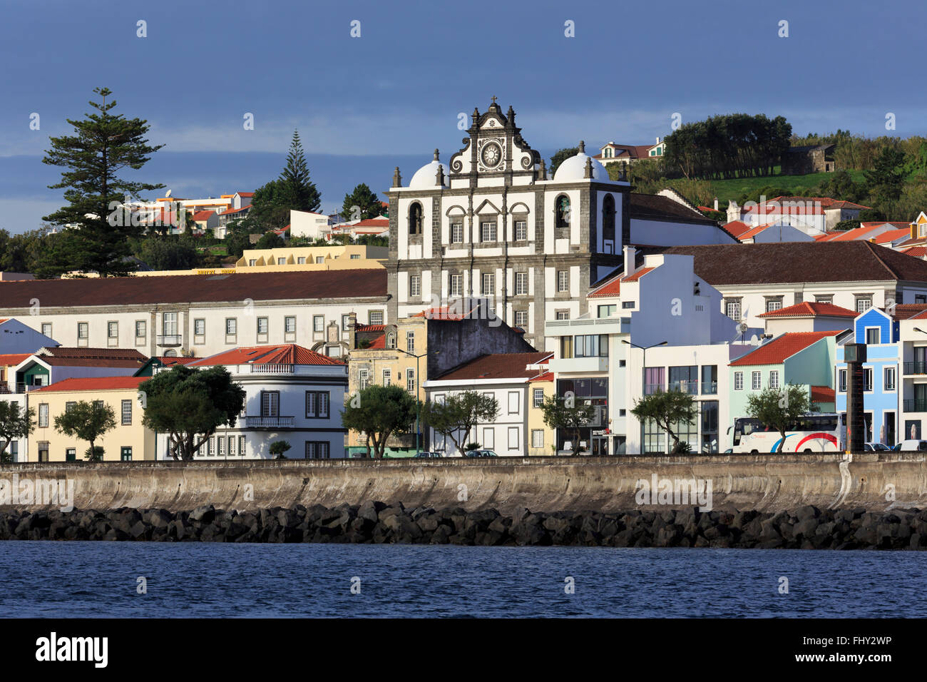 Horta Town Hall, Faial Island, Azores, Portugal, Europe Stock Photo - Alamy