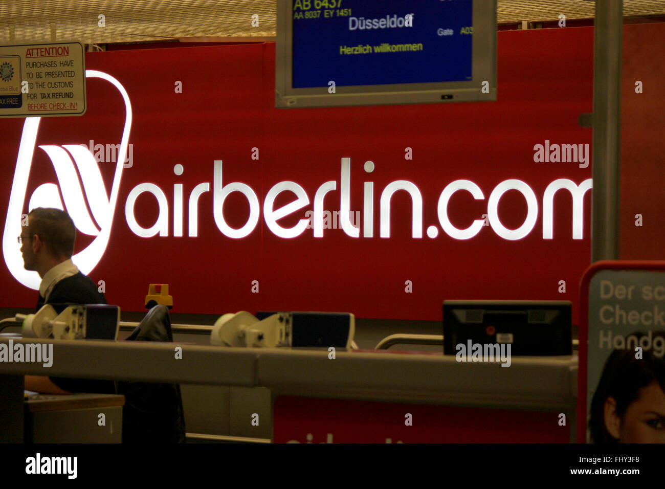 Markenname: "Airberlin", Berlin Stock Photo - Alamy
