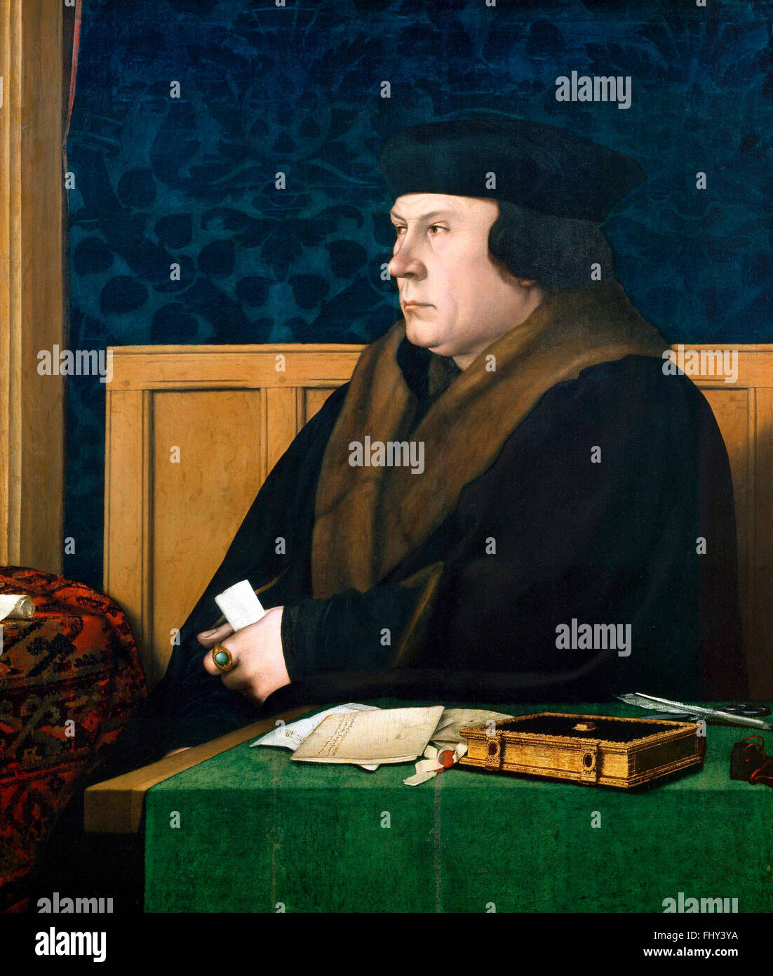 Thomas Cromwell. Portrait of Sir Thomas Cromwell by Hans Holbein the ...